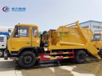 China Dongfeng 4X2 Swing Arm Garbage Truck 8-15m³ Capacity 6 Ton Load 170HP Engine for sale