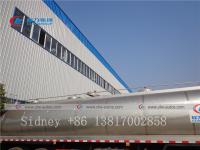 China Foton Auman 8X4 30cbm Fresh Milk Transport Tank Truck 24500L Stainless Steel for sale