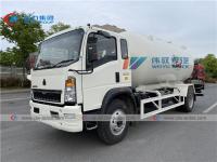 China HOWO 15000L LPG Dispenser Truck for Cylinder Refilling 15m Hose ASME for sale