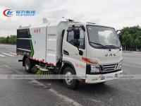 China JAC 5 Ton Vacuum Road Sweeper Truck 4 Cubic Meter Garbage Bin 1.5 Cubic Meter Water Tank for sale