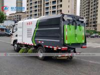 China JAC 5 Ton Vacuum Road Sweeper Truck 4 Cubic Meter Garbage Bin 1.5 Cubic Meter Water Tank for sale