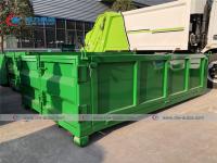 China 6 Ton Dongfeng Hydraulic Hook Lift Garbage Truck 5000kg Lifting Capacity Auto Tipping for sale