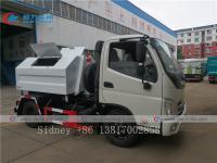 China Foton 3cbm Hook Lift Garbage Truck for Heavy Populated Area Diesel 70hp for sale