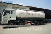 China Shacman 8x4 17000L Bulk Cement Tanker Truck 270HP Euro 3 Oil Well Cement for sale