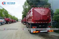 China Shacman 8x4 20cbm Fracturing Sand Tanker Truck 336hp Weichai Engine for sale