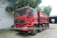 China Shacman 8x4 20cbm Fracturing Sand Tanker Truck 336hp Weichai Engine for sale