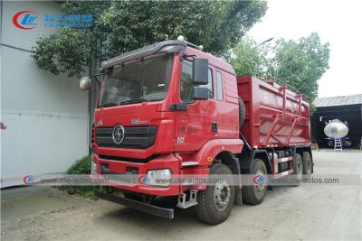 China Shacman 8x4 20cbm Fracturing Sand Tanker Truck 336hp Weichai Engine for sale