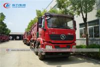 China Shacman 8x4 20cbm Fracturing Sand Tanker Truck 336hp Weichai Engine for sale