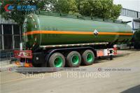 China 36cbm Q345 Mild Steel Liquid Ammonia Tanker Semi Trailer 3 Axle 40000kg GVW for sale