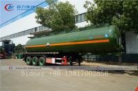 China 36cbm Q345 Mild Steel Liquid Ammonia Tanker Semi Trailer 3 Axle 40000kg GVW for sale