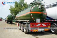 China 36cbm Q345 Mild Steel Liquid Ammonia Tanker Semi Trailer 3 Axle 40000kg GVW for sale