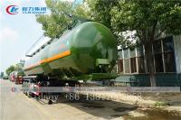 China 36cbm Q345 Mild Steel Liquid Ammonia Tanker Semi Trailer 3 Axle 40000kg GVW for sale