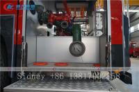China Sinotruk HOWO 4x2 6cbm Water Foam Tank Firefighter Truck 4000L 2000L for sale