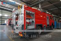 China Sinotruk HOWO 4x2 6cbm Water Foam Tank Firefighter Truck 4000L 2000L for sale
