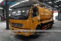 China Dongfeng Duolika 4x2 LHD Diesel Sewer Cleaning Truck 6000L Vacuum Suction for sale