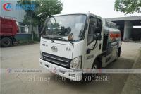 China FAW 4x2 5000L Q235 Carbon Steel Fuel Dispenser Truck Diesel Refueling Tanker for sale