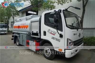China FAW 4x2 5000L Q235 Carbon Steel Fuel Dispenser Truck Diesel Refueling Tanker for sale