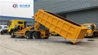 China Sinotruk HOWO 6x4 Hydraulic Hooklift Garbage Truck with 20m³ Container and 336HP Engine for sale