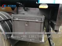 China 35cbm 3 Axle Bitumen Carbon Steel Tank Semi Trailer for Asphalt Transport for sale