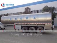 China Stainless Steel Milk Tanker Semi Trailer 30000L 70000L 3 Axles 5mm 6mm for sale