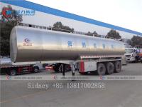China Stainless Steel Milk Tanker Semi Trailer 30000L 70000L 3 Axles 5mm 6mm for sale