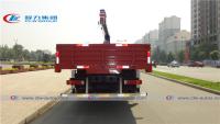 China Foton Auman 4x2 6 Ton Hydraulic Telescopic Boom Truck Mounted Crane 190HP for sale