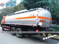 China Dongfeng 6x4 20000 Liters Diesel Tanker Truck with Cummins Engine Aluminum Alloy Tank for sale