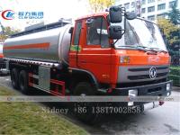 China Dongfeng 6x4 20000 Liters Diesel Tanker Truck with Cummins Engine Aluminum Alloy Tank for sale