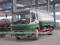 China LHD Isuzu FTR 4x2 10cbm Fuel Delivery Tank Truck with Euro 5 Engine for sale