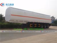 China BPW-12T Axle 55000L 40T Oil Tanker Trailer - 3 Axle Fuel Transport with Carbon Steel Construction for sale