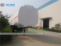 China BPW-12T Axle 55000L 40T Oil Tanker Trailer - 3 Axle Fuel Transport with Carbon Steel Construction for sale