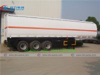 China BPW-12T Axle 55000L 40T Oil Tanker Trailer - 3 Axle Fuel Transport with Carbon Steel Construction for sale