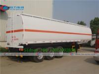 China BPW-12T Axle 55000L 40T Oil Tanker Trailer - 3 Axle Fuel Transport with Carbon Steel Construction for sale