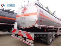 China FAW 8x4 30000L Aluminum Fuel Tank Truck with Flow Meter 276HP for sale