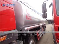 China FAW 8x4 30000L Aluminum Fuel Tank Truck with Flow Meter 276HP for sale