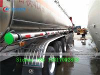 China 3 Axle 47cbm Aluminum Alloy Diesel Tank Truck Semi Trailer for Fuel Transport for sale