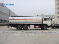 China Shacman 6x4 15000L Fuel Bowser Truck LHD Carbon Steel Tank with Dispenser for sale
