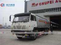 China Shacman 6x4 15000L Fuel Bowser Truck LHD Carbon Steel Tank with Dispenser for sale