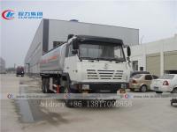 China Shacman 6x4 15000L Fuel Bowser Truck LHD Carbon Steel Tank with Dispenser for sale