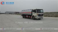 China Foton Auman 20cbm 6x4 Carbon Steel Fuel Tanker Truck 20000L Oil Delivery for sale