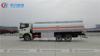 China Foton Auman 20cbm 6x4 Carbon Steel Fuel Tanker Truck 20000L Oil Delivery for sale