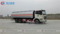 China Foton Auman 20cbm 6x4 Carbon Steel Fuel Tanker Truck 20000L Oil Delivery for sale