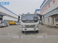 China Foton Forland 4x2 8000L Vacuum Sewage Suction Truck Euro V 160HP for sale