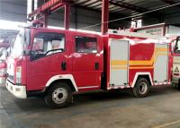 China Sinotruk HOWO 4x2 Fire Rescue Truck 8000L Water Foam Tank YUCHAI 140HP for sale