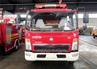 China Sinotruk HOWO 4x2 Fire Rescue Truck 8000L Water Foam Tank YUCHAI 140HP for sale