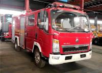 China Sinotruk HOWO 4x2 Fire Rescue Truck 8000L Water Foam Tank YUCHAI 140HP for sale