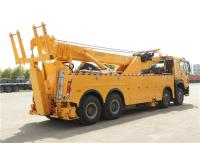 China Sinotruk HOWO 8x4 371HP 50T 360 Degree Rotation Recovery Tow Truck for sale