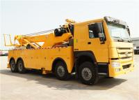 China Sinotruk HOWO 8x4 371HP 50T 360 Degree Rotation Recovery Tow Truck for sale