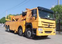 China Sinotruk HOWO 8x4 371HP 50T 360 Degree Rotation Recovery Tow Truck for sale