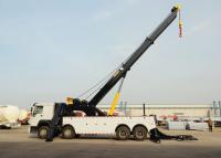 China Sinotruk HOWO 8x4 371HP 50 Ton 360 Degree Rotation Wrecker Tow Truck Recovery Vehicle for sale